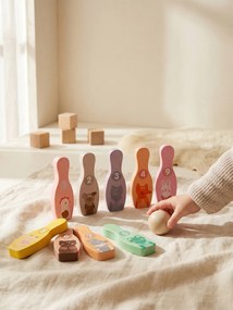 Sinsay - Dřevěná sada na kuželky 10 pack - vícebarevná