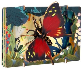 EscapeWelt 3D dřevěné puzzle Motýl