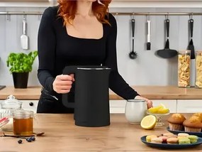 Lafe Double Wall černá / Rychlovarná konvice / 1,8 l / 1800 W / dvoust