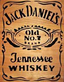 Plechová cedule Jack Daniels Velikost: A5 (20 x 15 cm)
