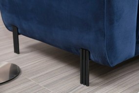 Designová sedačka Haylia 287 cm modrá - pravá