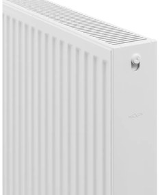 Mexen C22 deskový radiátor 500 x 400 mm, boční připojení, 570 W, Bílá - W422-050-040-00