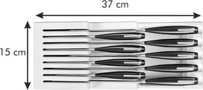 TESCOMA Zásobník na nože FlexiSPACE 370 x 148 mm, pro 9 nožů