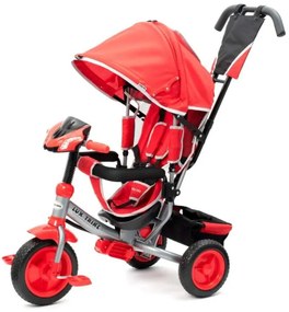 Dětská tříkolka s LED světly Baby Mix Lux Trike červená