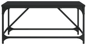 Konferenční stolek černý 75 x 50 x 35 cm kompozitní dřevo - Default Title