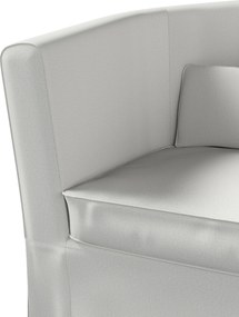 Potah na křeslo IKEA Ektorp Tullsta barva šedá látka pletený vzor