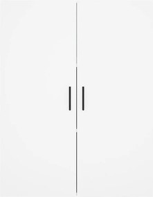 Skříň highboard bílá 69,5 x 34 x 180 cm kompozitní dřevo 3195747