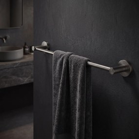 Rea Leo, koupelnový věšák na ručníky, grafitová, 63 cm, REA-08802