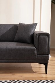Hanah Home Dvoumístná pohovka HORIZON tmavě šedá 170 cm