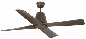 FARO 33490 - Stropní ventilátor TYPHOON IP44 hnědá + dálkové ovládání