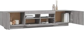 2dílný set TV skříněk s LED světly šedý sonoma kompozitní dřevo 3120168