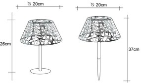 Globo 33648 - LED Solární svítidlo SOLAR LED/0,06W/3V 3000K IP44