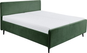 XXXLutz ČALOUNĚNÁ POSTEL, 160/200 cm, olivově zelená MID.YOU - Manželské postele - 002220052712