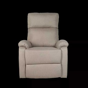 LuxuryForm DESIGN Televizní křeslo CARLOS s polohováním - béžové