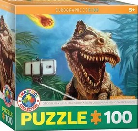 EUROGRAPHICS Puzzle Dino selfie / 100 dílků / od 5 let / 48,3 x 33 cm