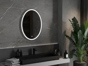 Mexen Elz, LED koupelnové zrcadlo s podsvícením 60 x 80 cm, 6000K, ochrana proti zamlžování, 9802-060-080-611-00