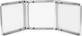 Skládací turistický stůl Veloca 180x60 cm bílý