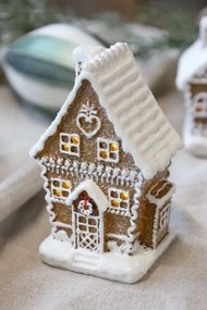 Perníková chaloupka se světýlky Gingerbread Noël LED - 7*6*11cm