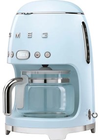 Kávovar na překapávanou kávu Smeg 50's style DCF02PBEU / 1050 W / 1,4 l / pastelově modrá