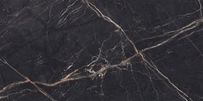 Mexen Eminet Black glazovaný gres rekt. G1, obkladačka podlahová-nástěnná 120 x 60 cm, vysoký lesk - TL201-120-060-00