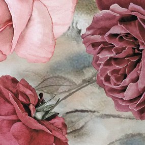 Malvis ® Tapeta Růže vodovkami Vel. (šířka x výška): 288 x 200 cm