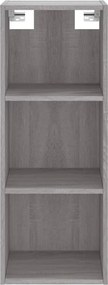 vidaXL Skříň highboard 34,5 x 34 x 180 cm kompozitní dřevo [3189915] Barva: Betonová šedá