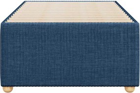 Rám postele bez matrací modrá 100x200 cm textil 3284920