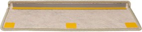 Samolepící nášlapy na schody vzhled sisal 15ks 65x21x4cm zelené 326887