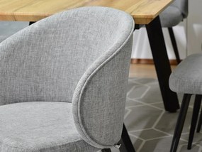 MPT Moderní židle Sensi - šedý melange
