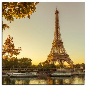 Obraz na plátně -  Eiffel Tower - čtverec 3110A (80x80 cm)