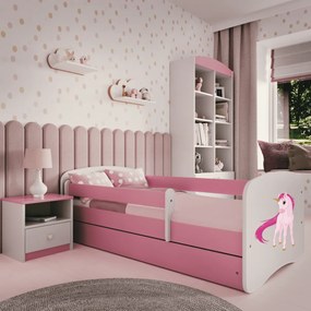 Dětská postel Babydreams jednorožec růžová