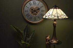 Stolní lampa Tiffany Ventilateur - Ø 51*78 cm