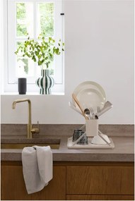 Béžový kovový dvoupatrový odkapávač 37x33 cm – Brabantia