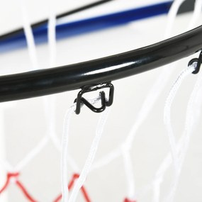 SPORTNOW nástěnný basketbalový koš Basketbalová deska s košem a sítí pro venkovní použití, ocel, 113 x 61 x 73 cm, ideální pro zahradu a hřiště | Aos…