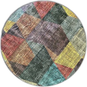BE Koberec Porte 2032 Koło MULTI - vícebarevný kulatý Rozměr: 80 cm