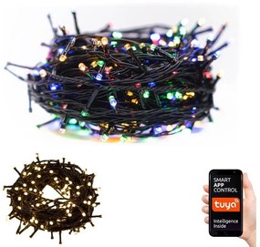 Immax NEO 07756L - LED RGBW Venkovní řetěz 400xLED/10 funkcí 43m IP44 Wi-Fi Tuya 07756L