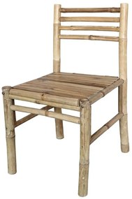 Přírodní bambusová židle Bamboo Lyon - 45*45*81 cm