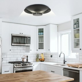 Toolight Toolight, LED stropní svítidlo 40cm, 14W, APP1461, černá, OSW-04189