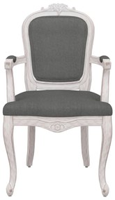 Jídelní židle 2 ks tmavě šedé 62 x 59,5 x 100,5 cm textil,  344465