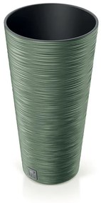 PROSPERPLAST Květináč - FURU SLIM Průměr: 25 cm, Barva: zelená