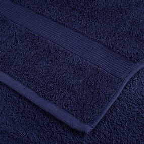 Prémiové ručníky do sprchy SOLUND 10 ks tmavě modré 70x140 cm 600 g/m² 137262