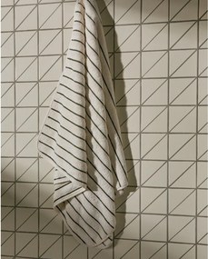 Zelená/béžová froté bavlněná osuška 70x140 cm Dorane – Kave Home