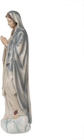 Modro-béžová dekorace soška panenky Marie - 11*8*35 cm