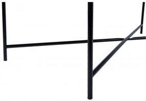 Konferenční stolek SMOOTH PRESENT TIME 80x40 cm ,kov černý Present time LM1990
