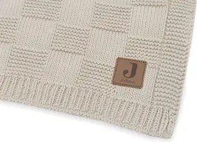 Jollein Deka pletená Box Knit Warm Sand / 75 × 100 cm / TOG 1