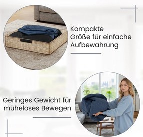 Costway Nafukovací lehátko ergonomická nafukovací líná pohovka
