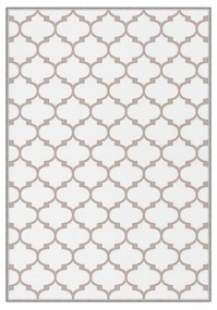 Conceptum Hypnose Kusový koberec WOOKECE304, Bílá, Béžová, 180 x 280 cm