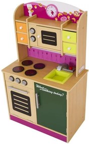 Infantastic 74217 Dětská kuchyňka, dřevěná, 61 x 100 x 33 cm