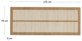 Čelo postele z jasanového dřeva 175x70 cm Beyla – Kave Home