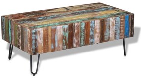 vidaXL Konferenční stolek masivní recyklované dřevo 100 x 50 x 38 cm